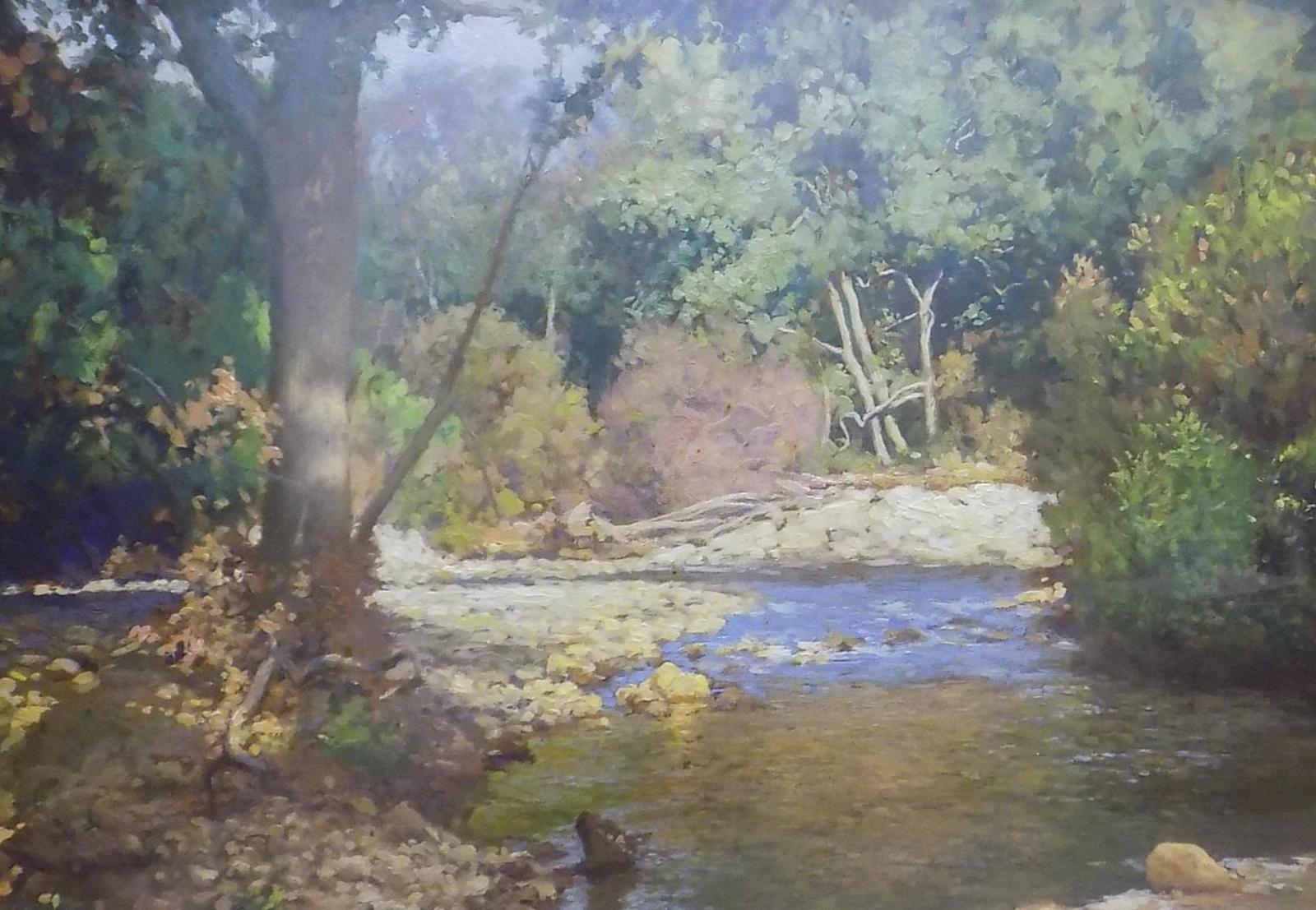 Edward Roworth | “Winding Rocky River through a Forest” | MutualArt
