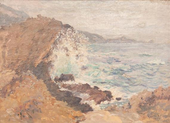 Gustav F. Goetsch | Coastal Waves (1950) | MutualArt