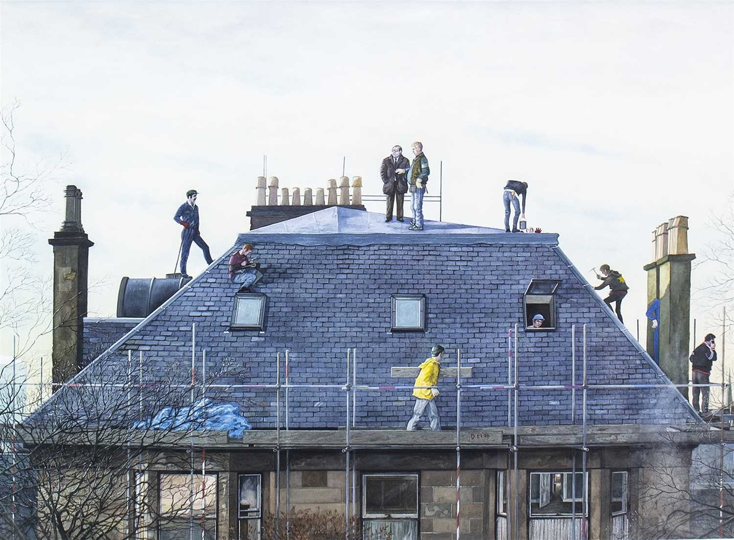 Avril Paton | TOPPING OUT DAY | MutualArt