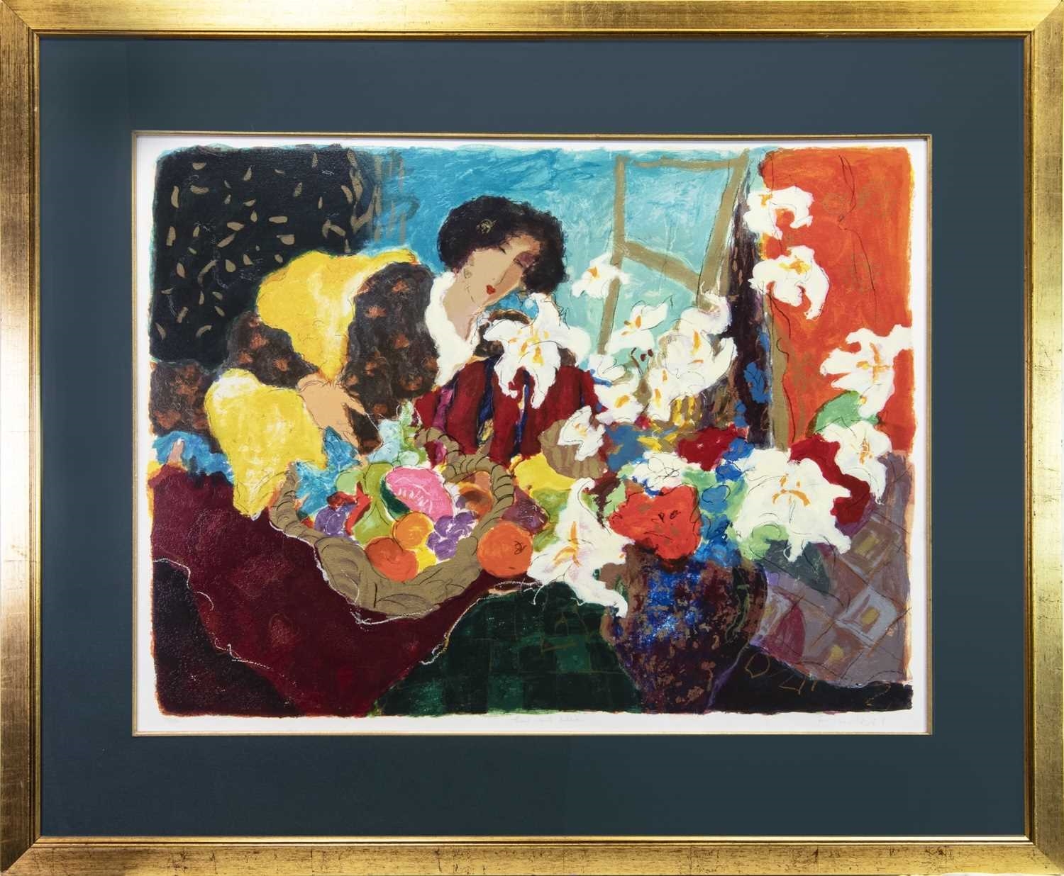 Roy Fairchild-Woodard | GIRL WITH LILLIES | MutualArt