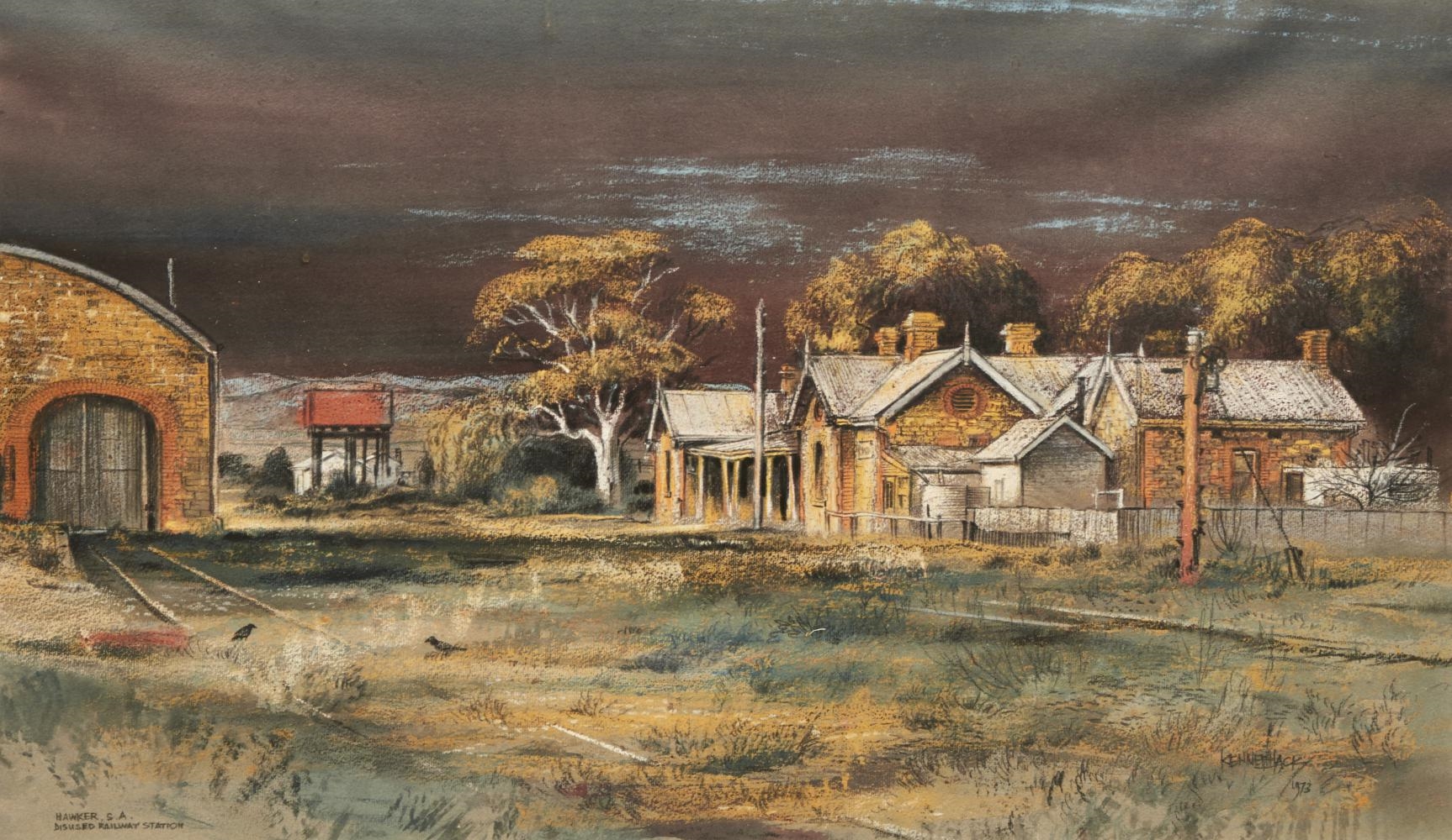 Kenneth Jack | Hawker S.A. Disused Railway Station (1973) | MutualArt
