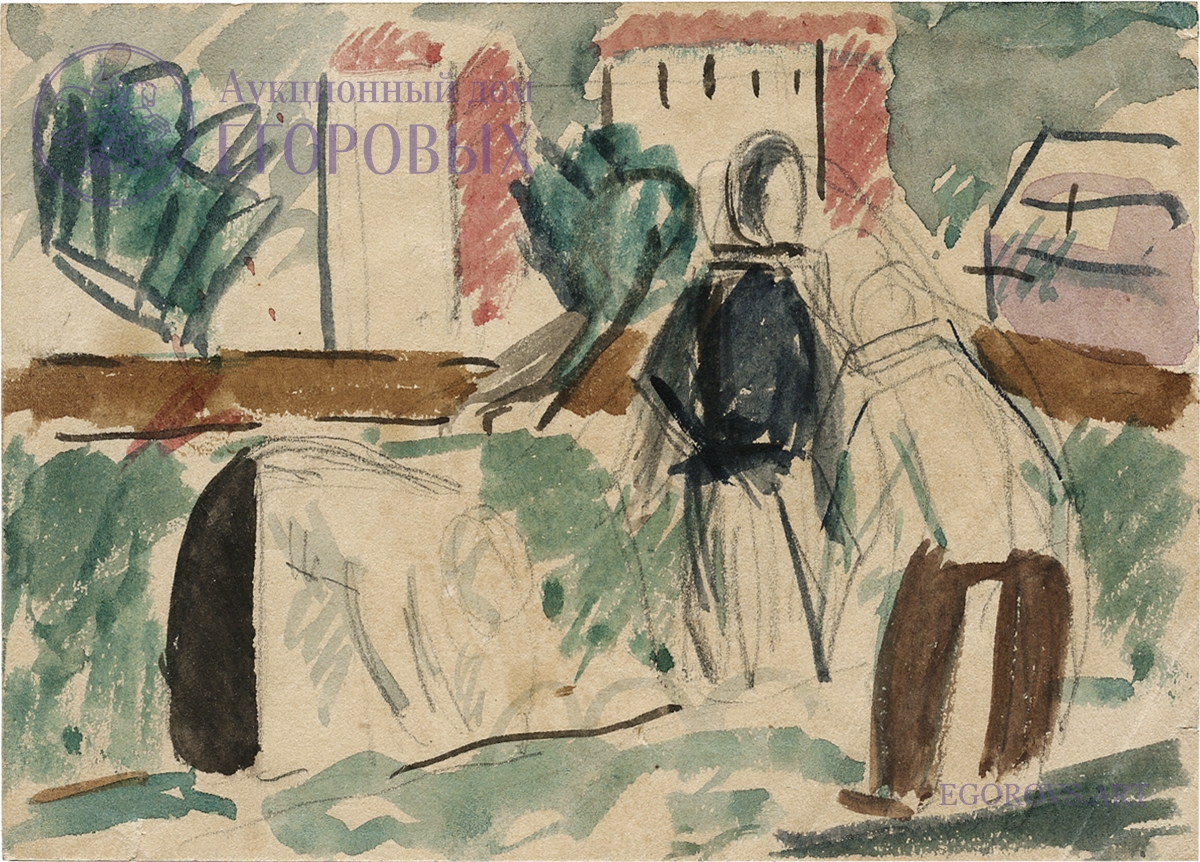 Alexander Isaakovich Rusakov | Untitled (1927) | MutualArt