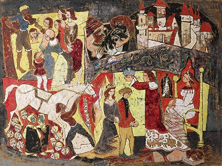 Ghulam Rasool Santosh | Untitled (1956) | MutualArt