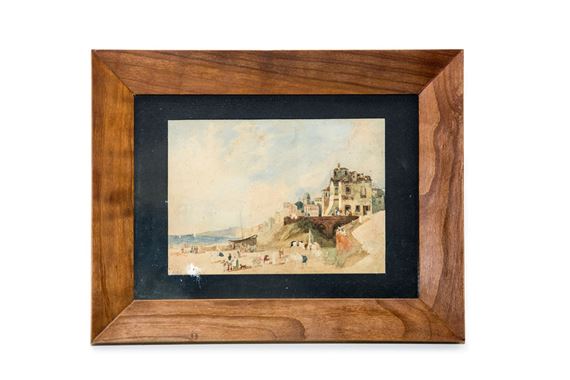 Carlo Bossoli | Veduta di borgo marino | MutualArt