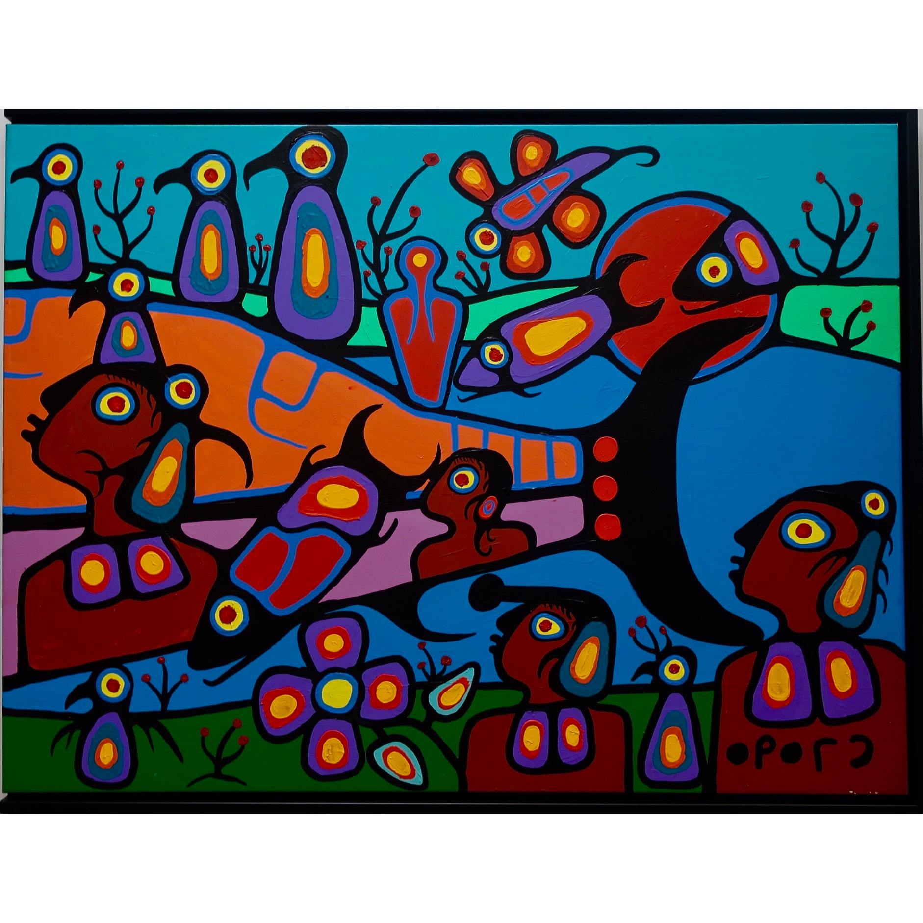 Christian Morrisseau | SPIRITUAL TEACHINGS IN THE WOODLAND ART (2008 ...