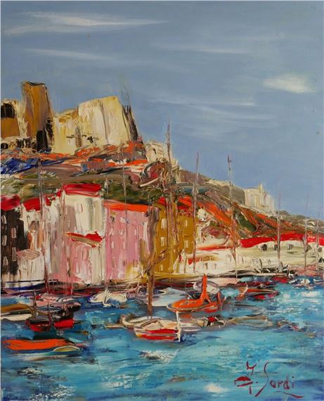 Jean Sardi | Barques à Bonifacio | MutualArt