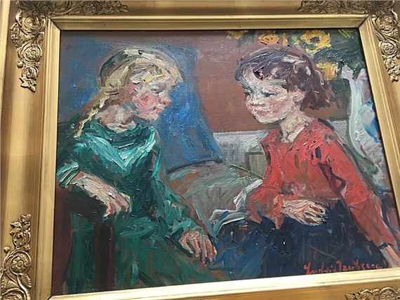 Ludvig Jacobsen | Two girls | MutualArt