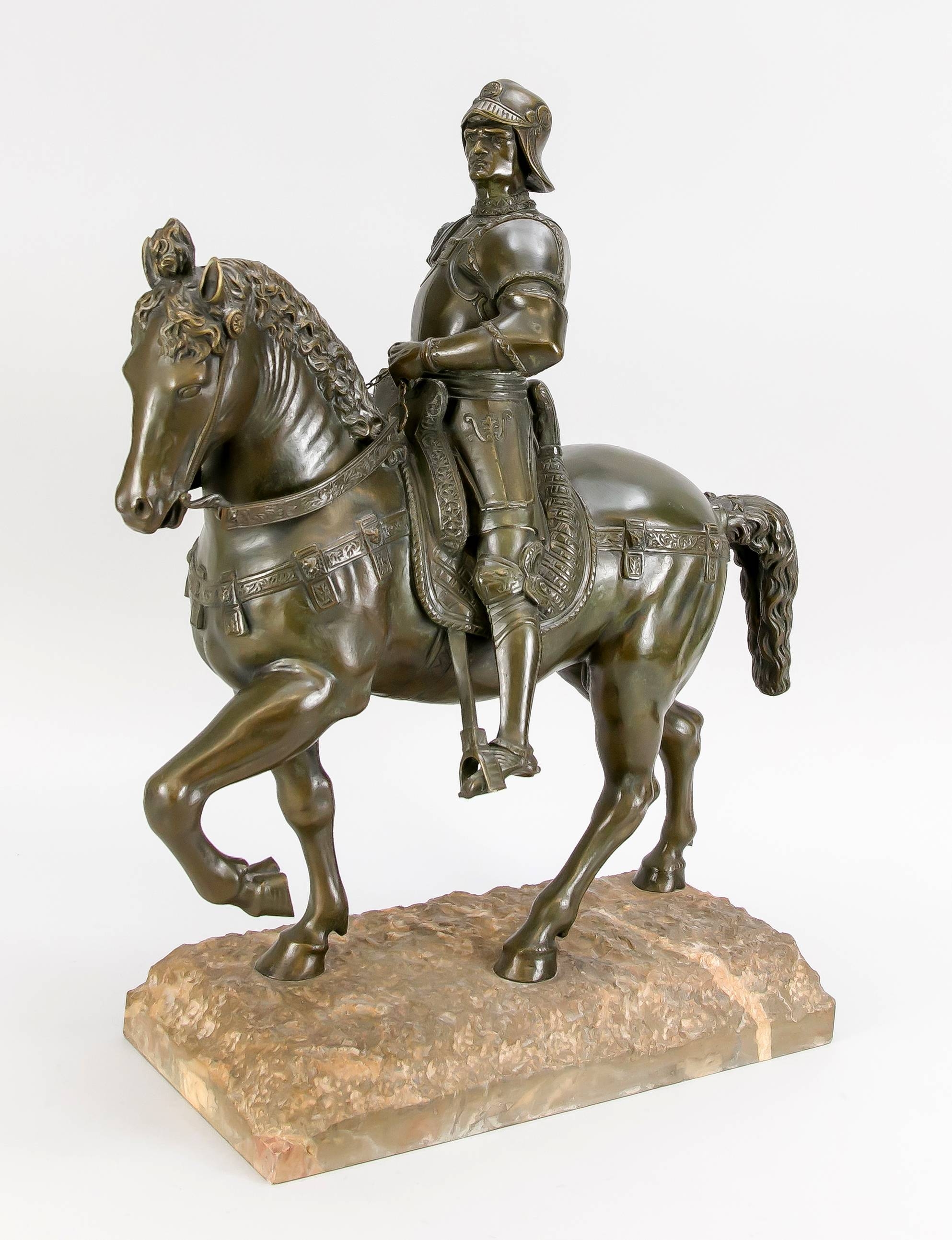 Andrea del Verrocchio | Imposing equestrian statue of Bartolomeo ...