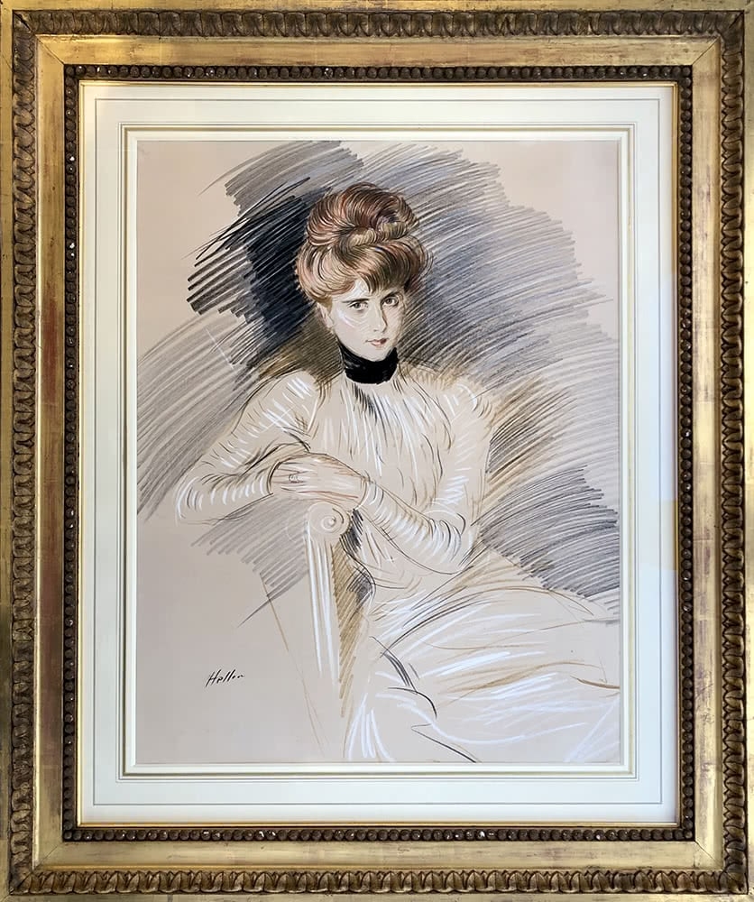 Paul César Helleu | Portrait of the Artist's Wife | MutualArt