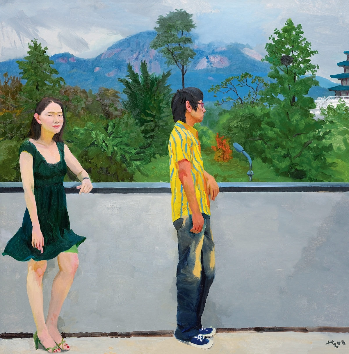Liu Xiaodong | Renwang Mountain (2008) | MutualArt