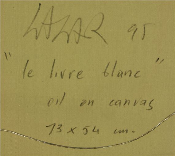 Claude Lazar | Le Livre Blanc (1995) | MutualArt