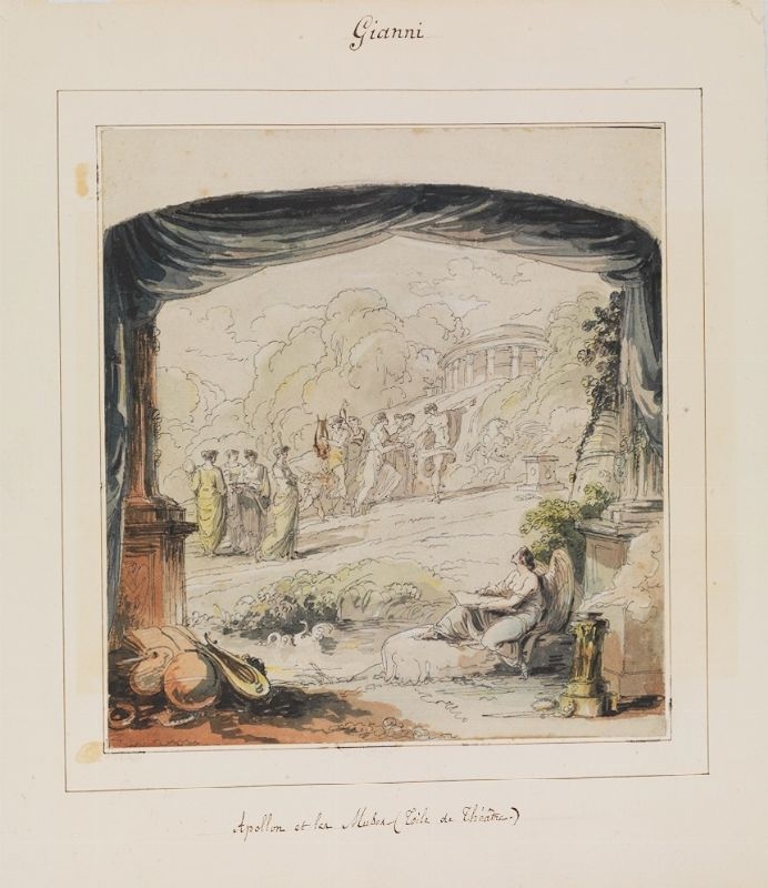 Felice Giani | APOLLO E LE MUSE | MutualArt