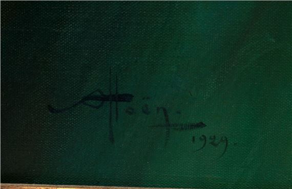 Alfred Georges Hoen | PORTRAIT OF ANNETTE LEWIS REMICK (1929) | MutualArt