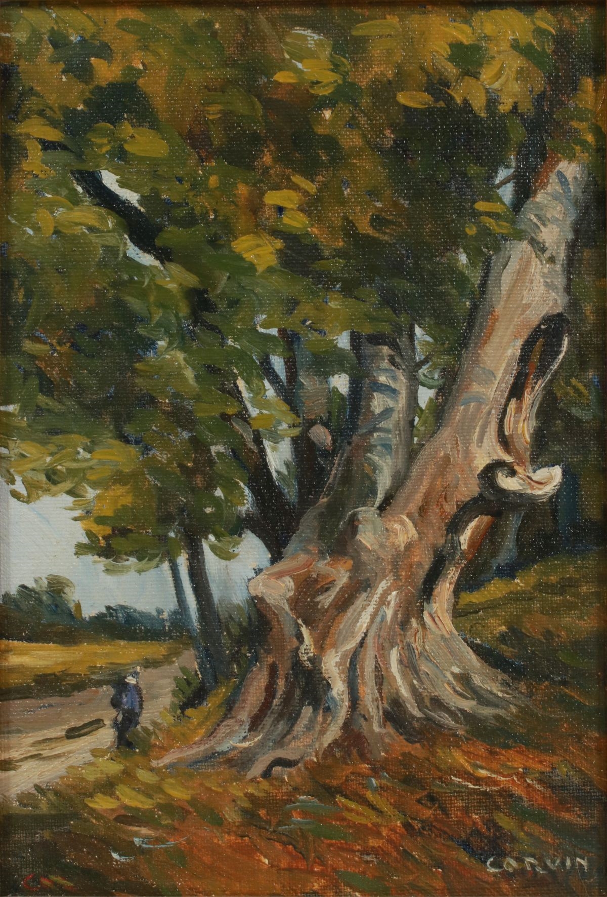 John Corvin | OIL ON CANVAS & CANVAS BOARD, 2 PCS | MutualArt