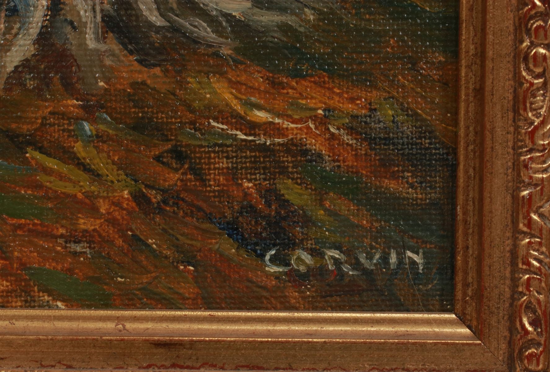 John Corvin | OIL ON CANVAS & CANVAS BOARD, 2 PCS | MutualArt