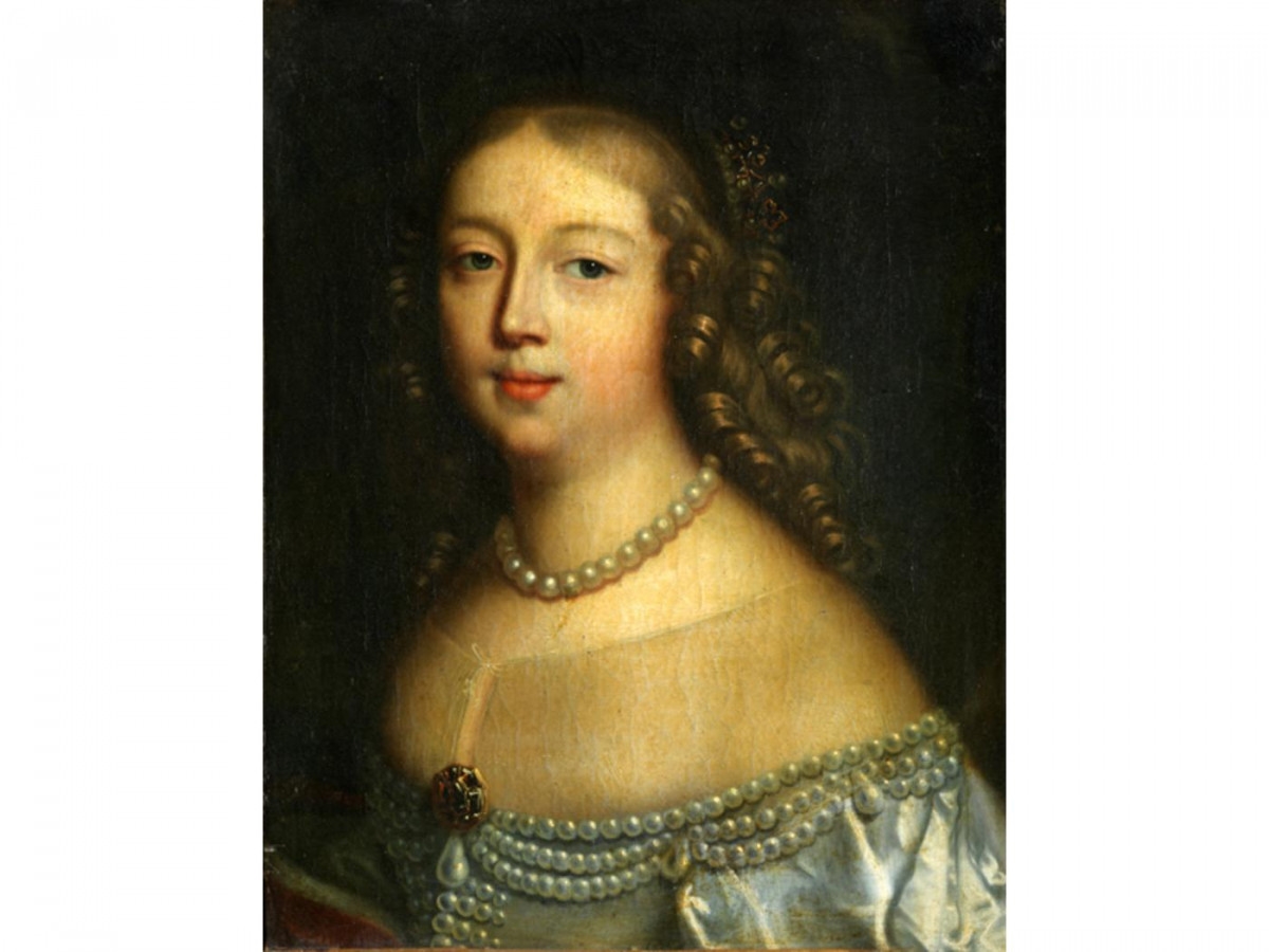 Charles Beaubrun | Portrait présumé d'Anne-Geneviève de Bourbon-Condé ...