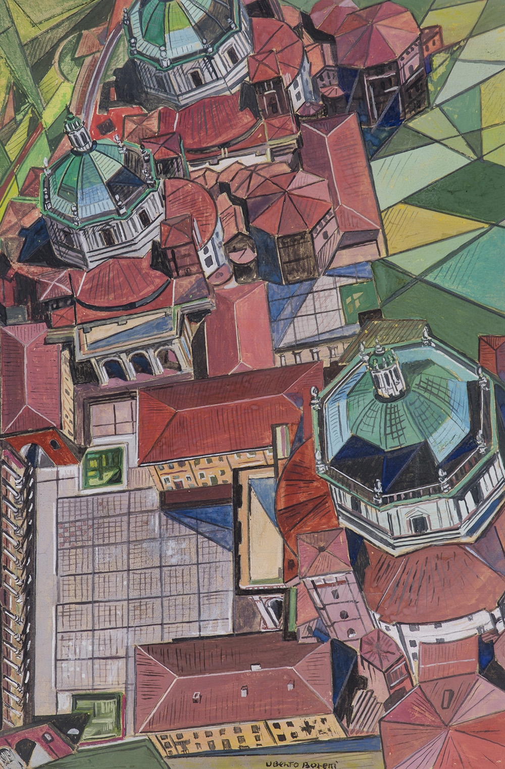 Uberto Bonetti | Milano Aerovista (1930) | MutualArt