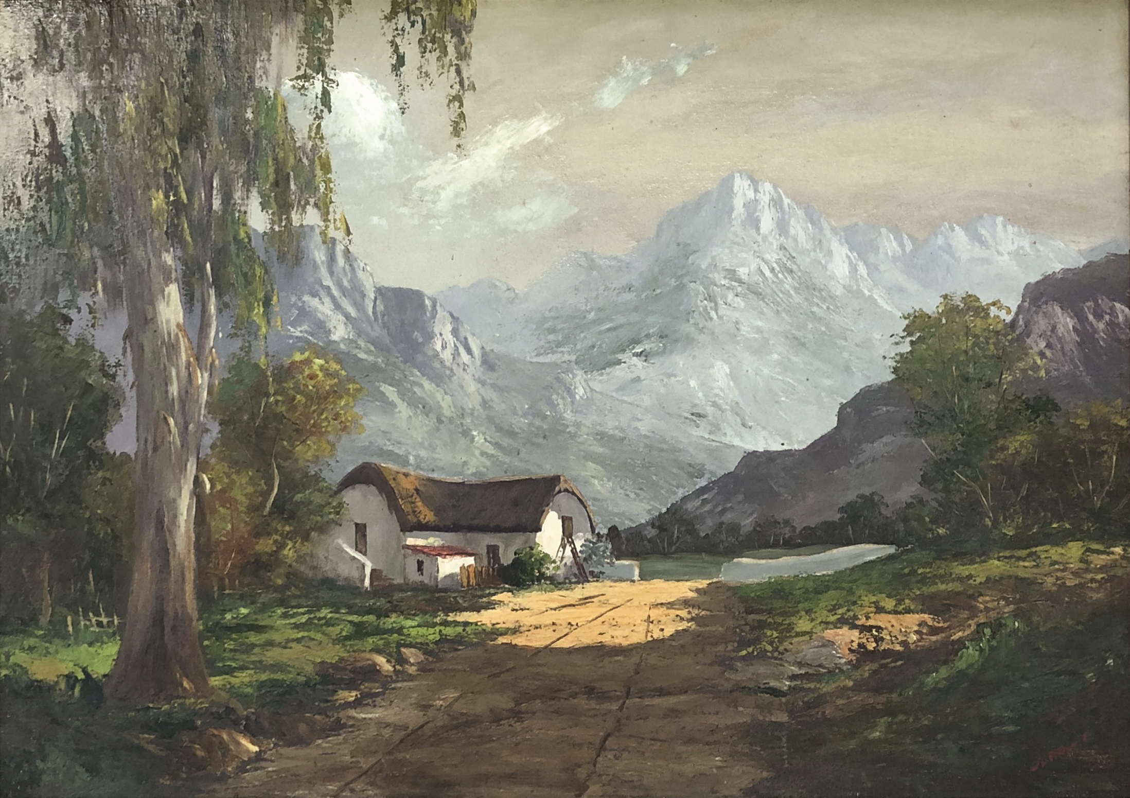 J. L. Fourie | Table Mountain Cape Town (Circa 1950s) | MutualArt