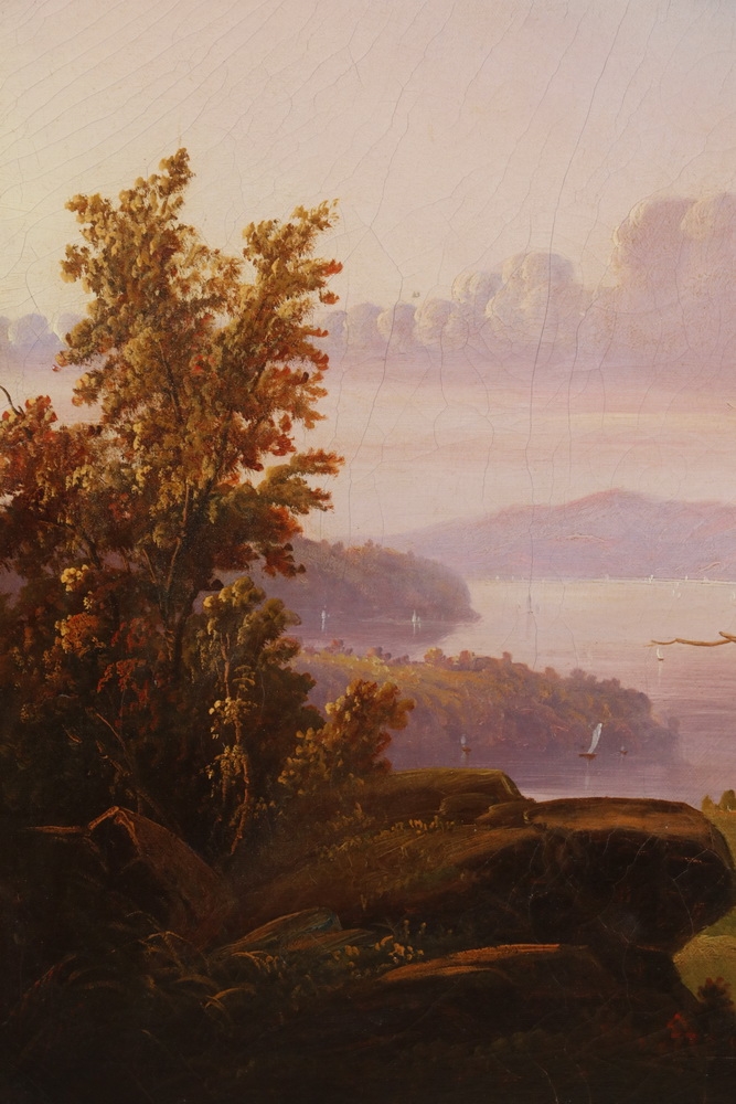 Victor de Grailly | View of West Point on the Hudson | MutualArt