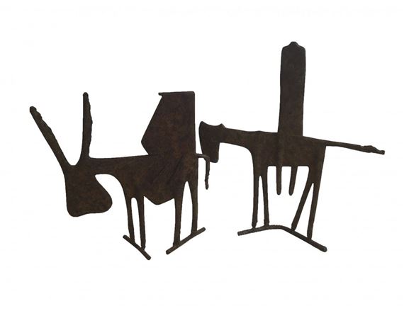 Dan Zaretsky | Two works: Don Quixote; Sancho Panza | MutualArt