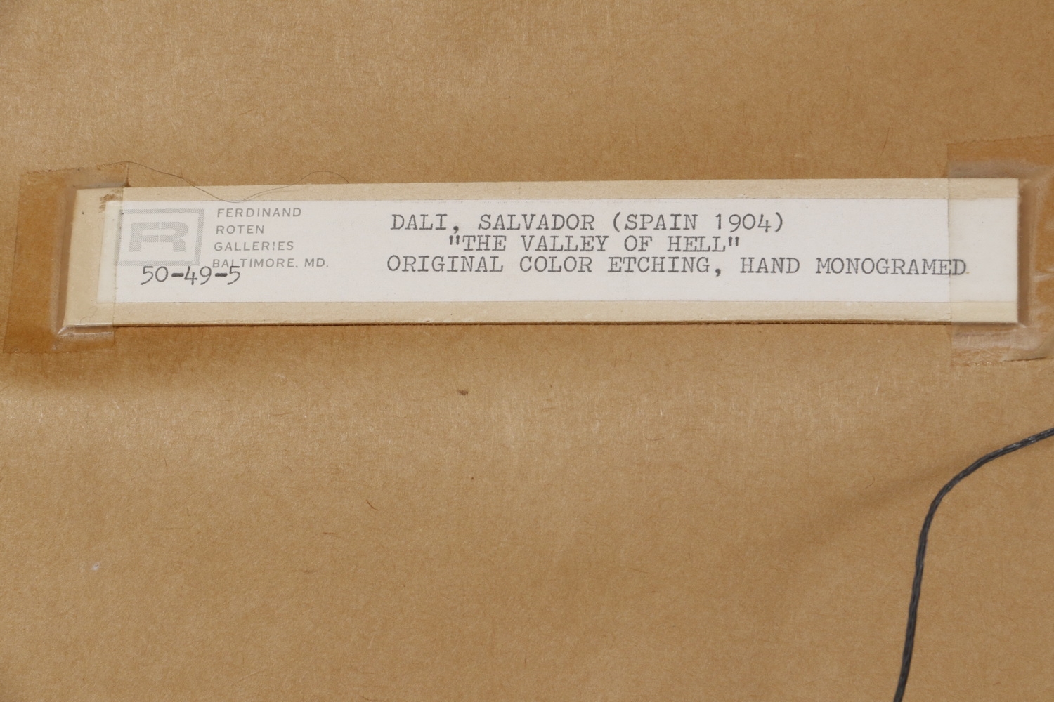 Salvador Dalí | Valley of Hell | MutualArt