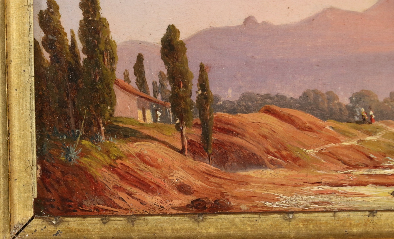 Frederic Edwin Church | Italian Landscape with River and Mountains ...