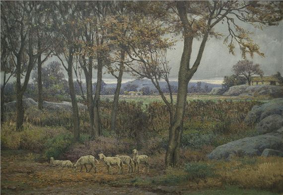 Ceferino Carnacini | Llovizna en la Sierra (1953) | MutualArt
