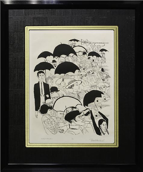 David Stone Martin | The Drummer, Buddy Rich (1980) | MutualArt