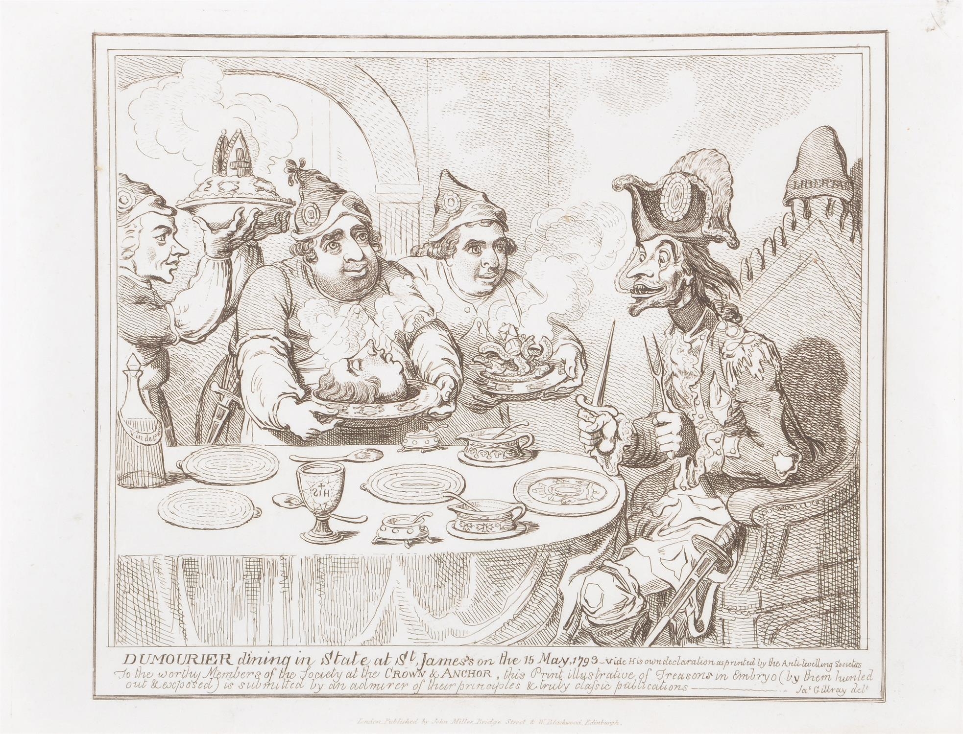 James Gillray | All showing signs of browning and very mild spotting ...