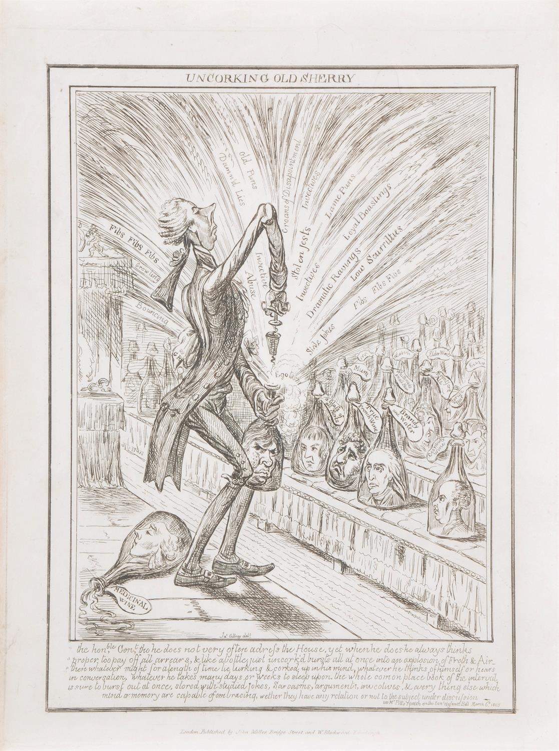 James Gillray | All showing signs of browning and very mild spotting ...