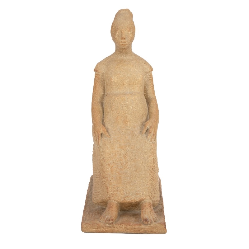 Gottfred Poul Georg Eickhoff | Seated woman | MutualArt