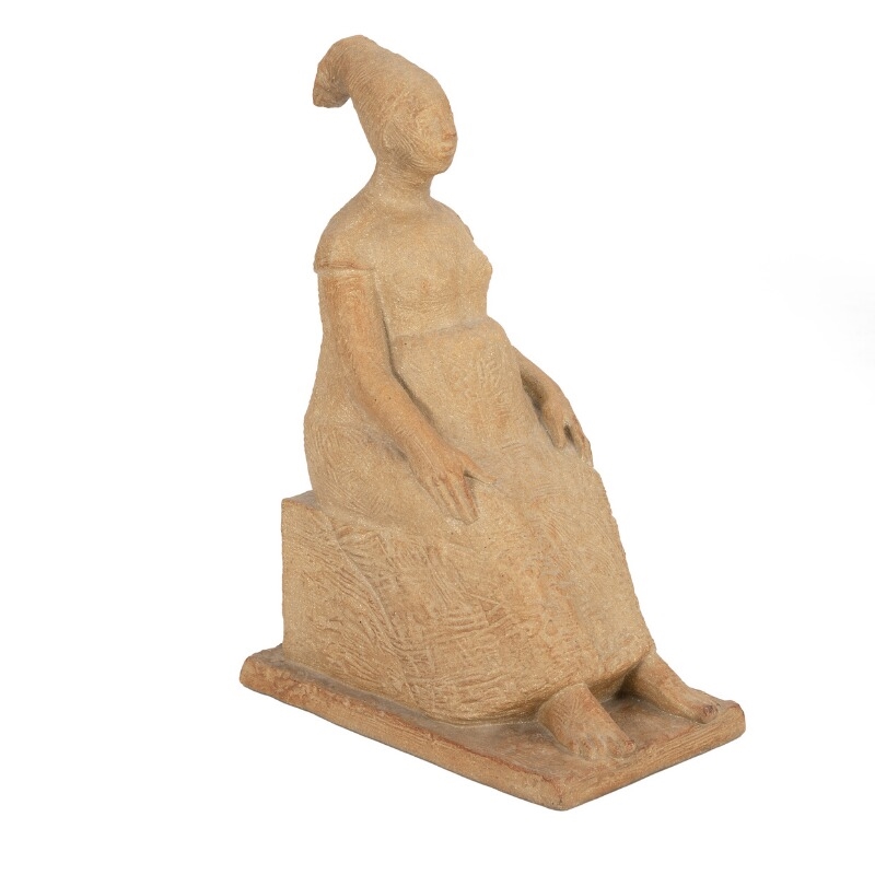 Gottfred Poul Georg Eickhoff | Seated woman | MutualArt