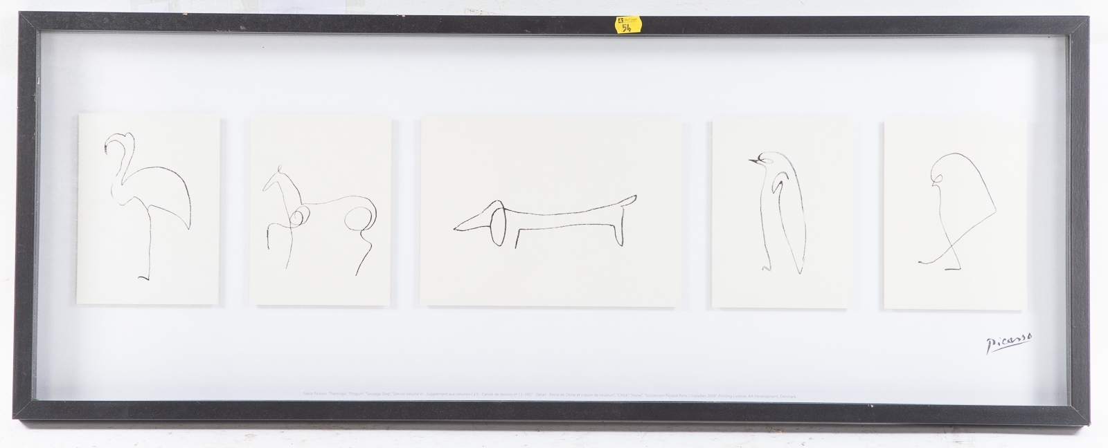 Picasso Animal Line Drawings