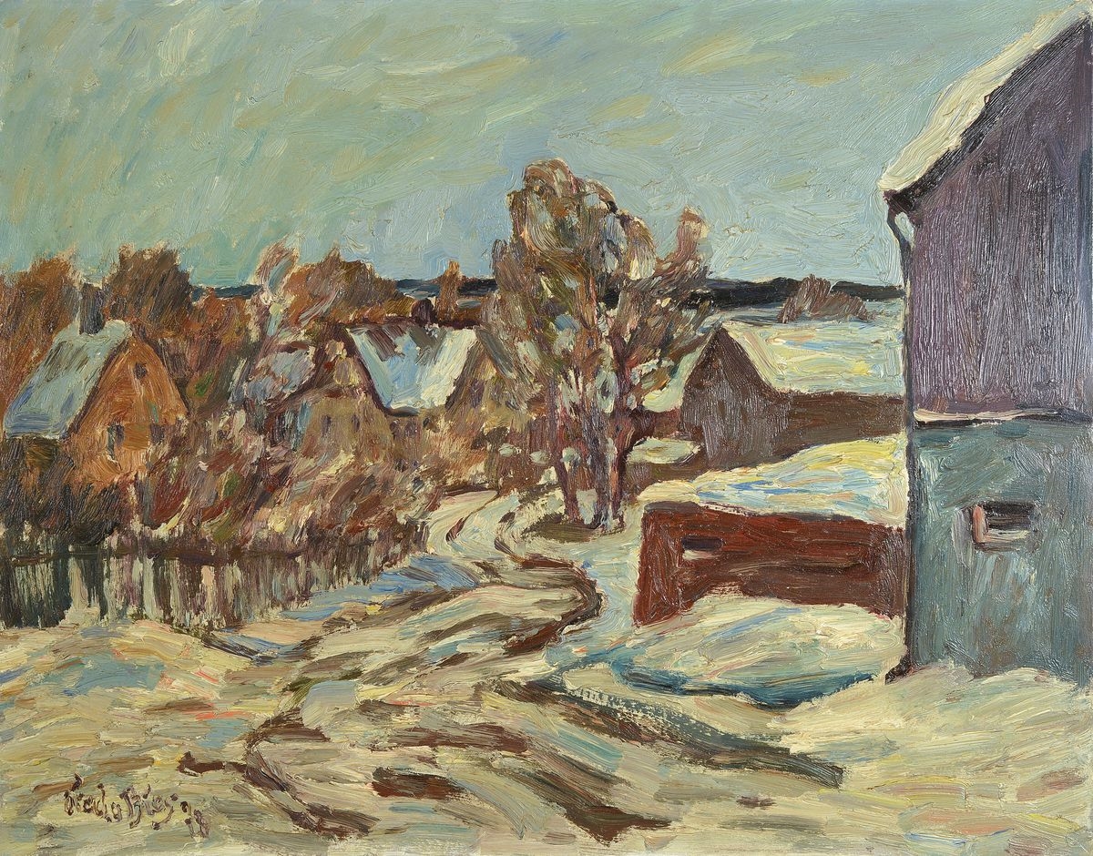 Fredo Bley | Landschaft im Erzgebirge | MutualArt