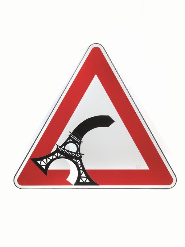 Clet Abraham | Triangle (unique) (2013) | MutualArt