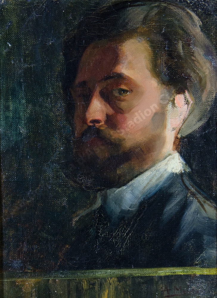 Alessandro Milesi | Ritratto del pittore Mario de Maria | MutualArt
