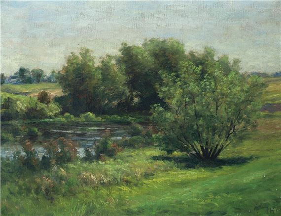 John Calvin Stevens | Summer River Landscape (1906) | MutualArt