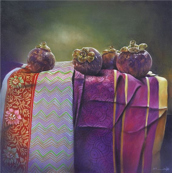 Tony Ng Chit Keong | Still Life On Sari (2019) | MutualArt