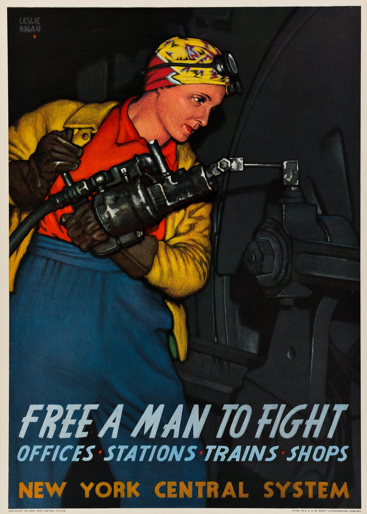 Leslie Darrell Ragan | FREE A MAN TO FIGHT / NEW YORK CENTRAL SYSTEM ...