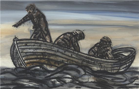 Jan Senbergs | Lifeboat (1993) | MutualArt