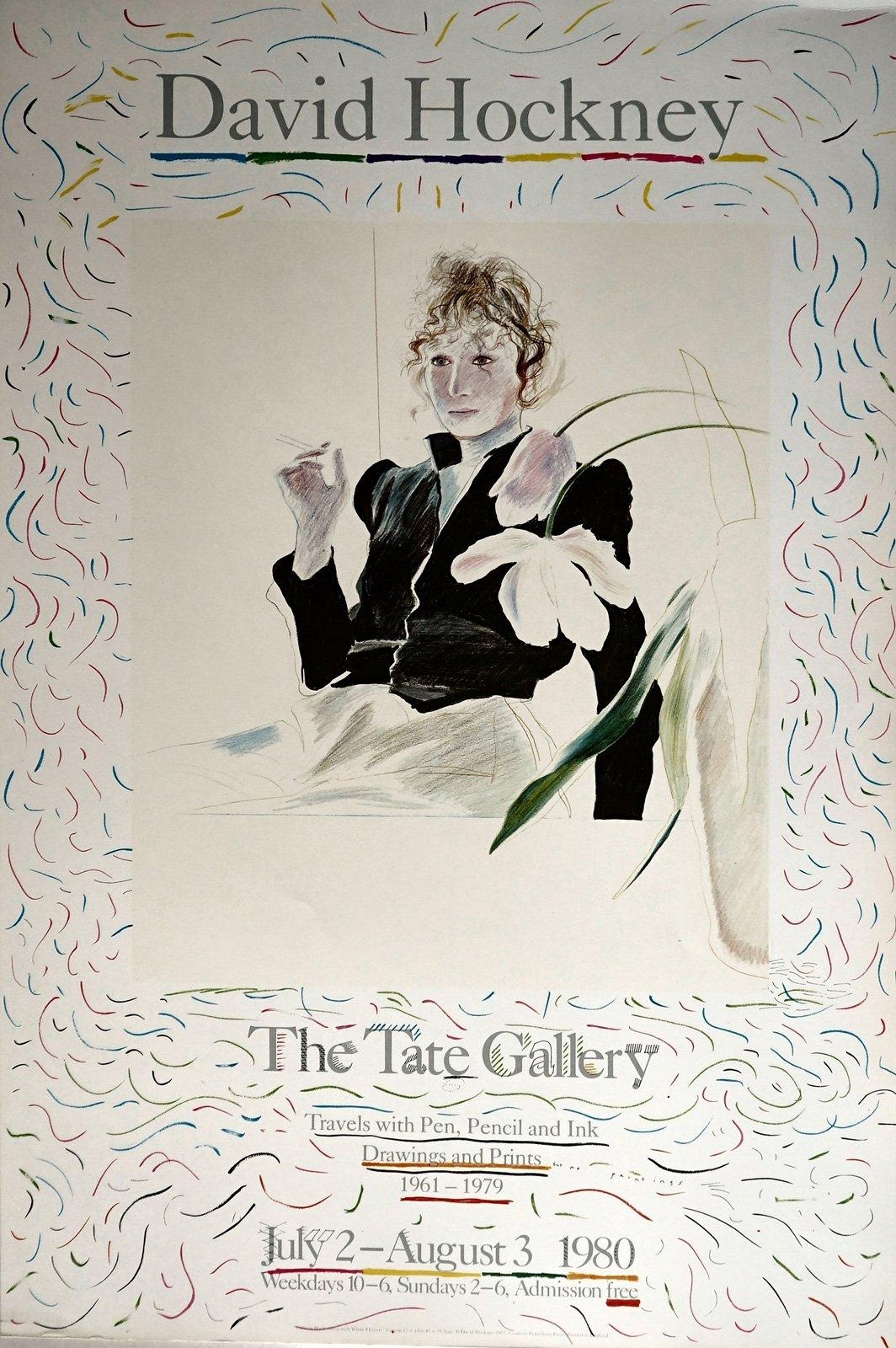 David Hockney | Woman with a Sewing Machine (Scottish Arts Council 2 ...