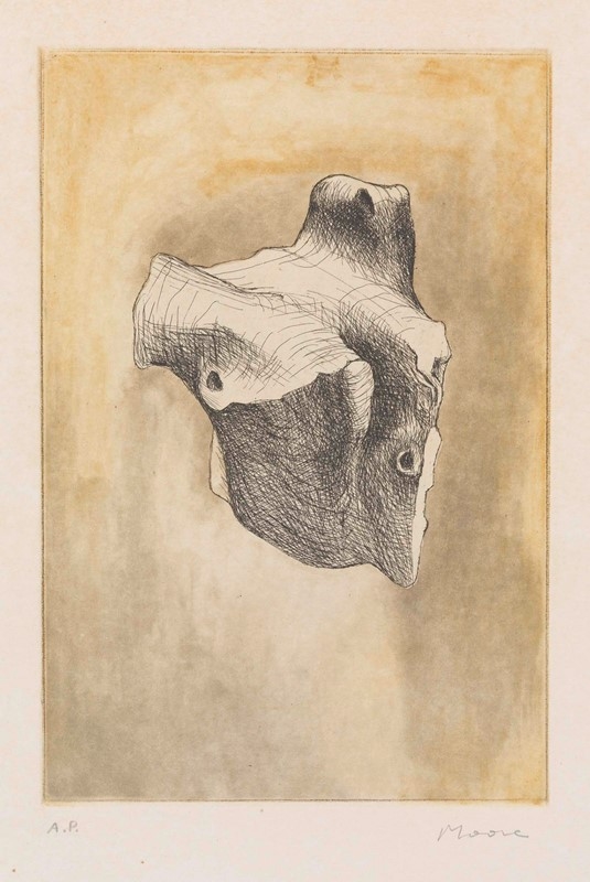 Henry Moore | Animals in the Zoo, Leopard (1981) | MutualArt