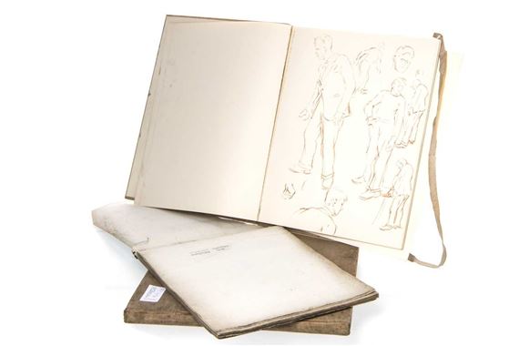 William Hunter | A COLLECTION OF THREE OF WILLIAM HUNTER'S SKETCHBOOKS ...