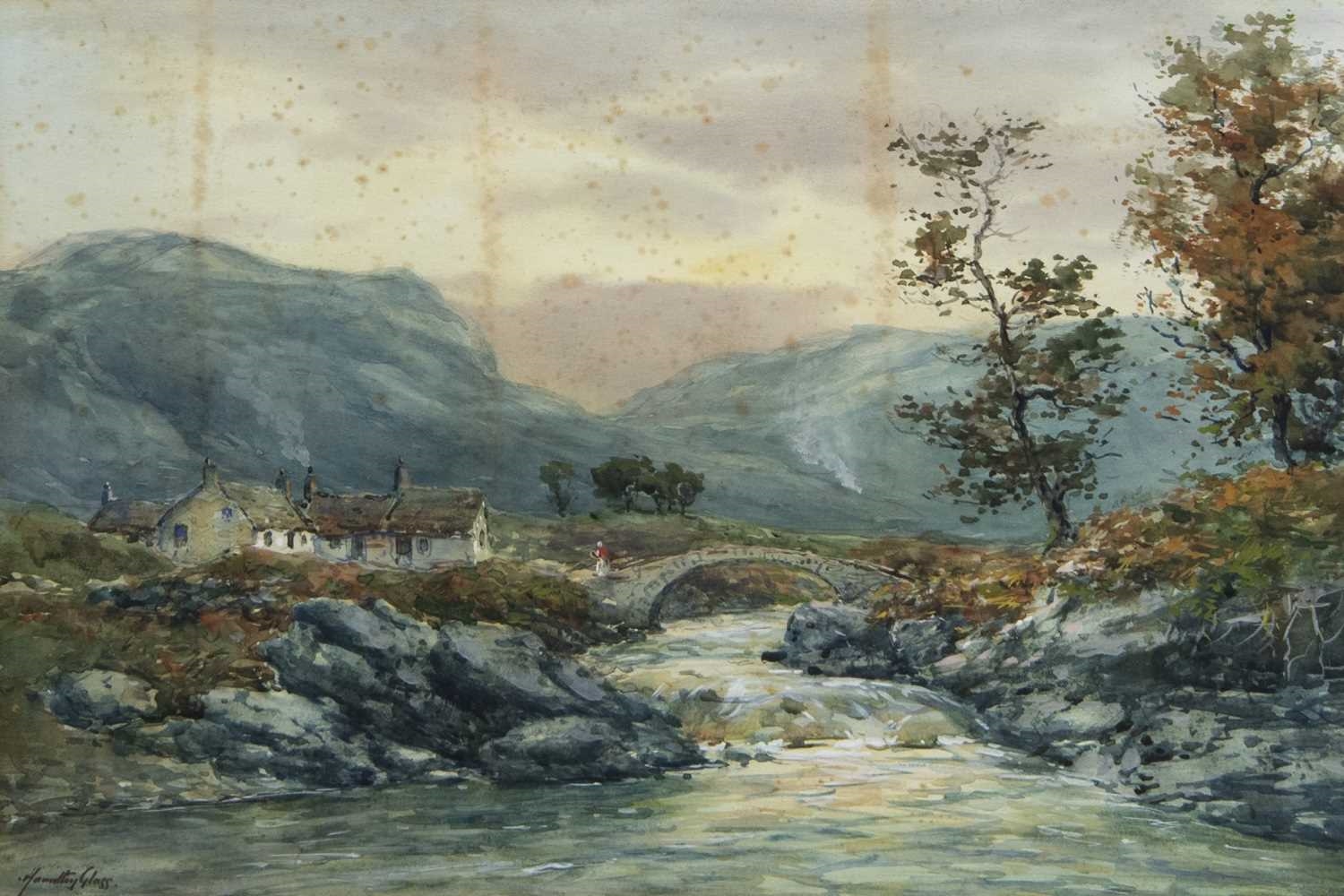John Hamilton Glass | HIGHLAND SCENE WITH FIGURE | MutualArt