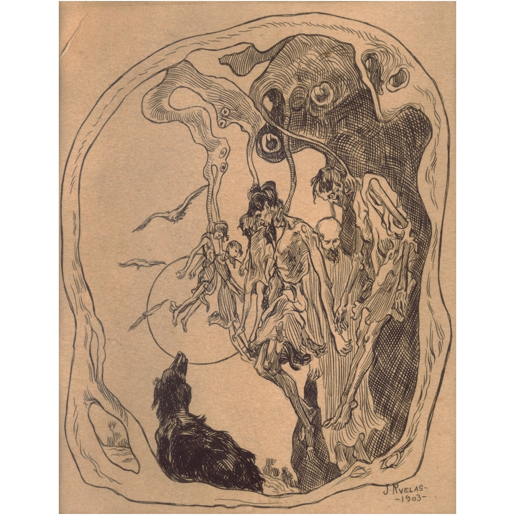 Julio Ruelas | Ensoñación (1903) | MutualArt