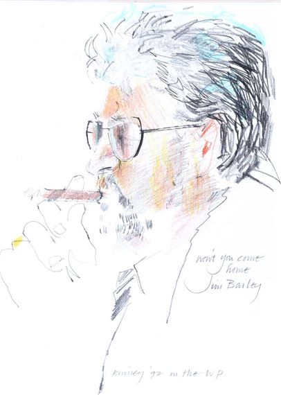 Desmond Kinney | PORTRAIT OF JIM BAILEY | MutualArt