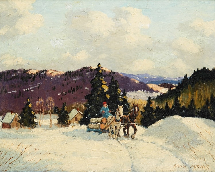 Bruce Mitchell | Logging | MutualArt