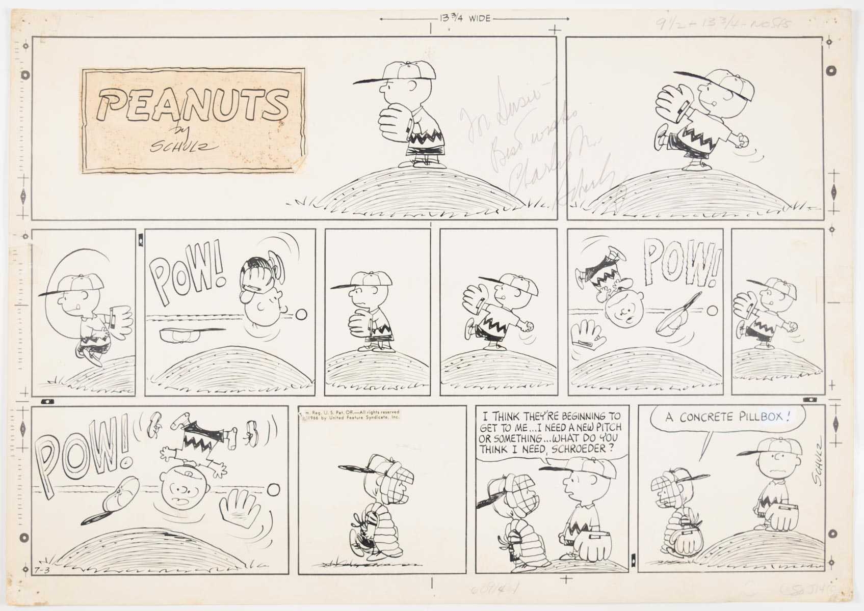Charles Schulz | Twelve Works: panel peanuts Daily Comic Strip ...