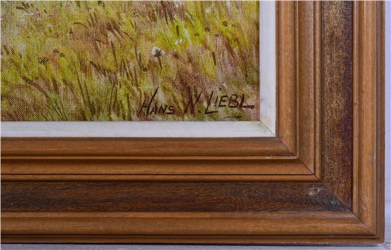 Hans N. Liebl | Two works: Lake House, Alpine Landscap | MutualArt