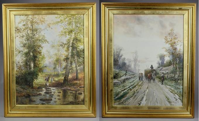 Howell Wilson | Two Works; Landscape Paintings | MutualArt